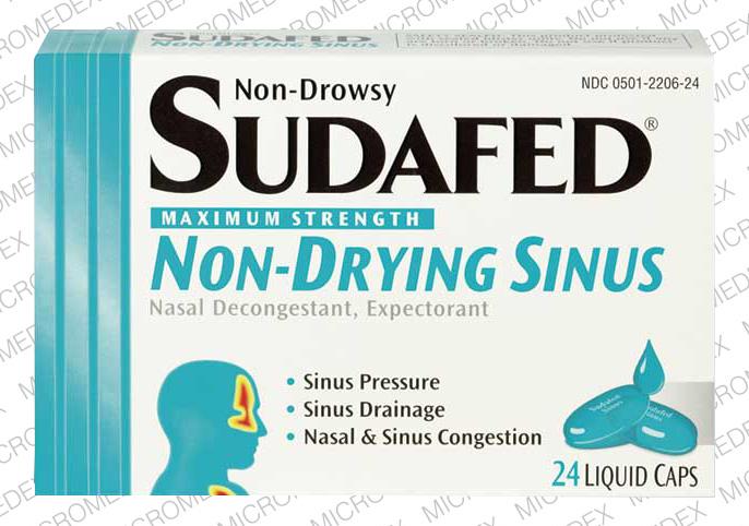 Sudafed Non-drying sinus